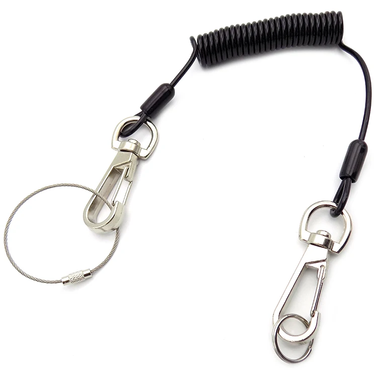 Protect Safety Black Scaffold Spanner Lanyard With Swivel Hooks For ...