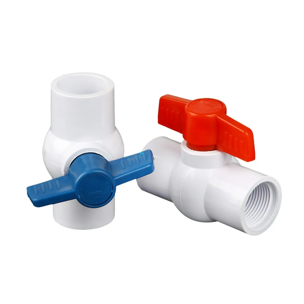 Free Sample 1 Inch 50mm Inch Ball Valve Water Valve Plastic Upvc Ball ...