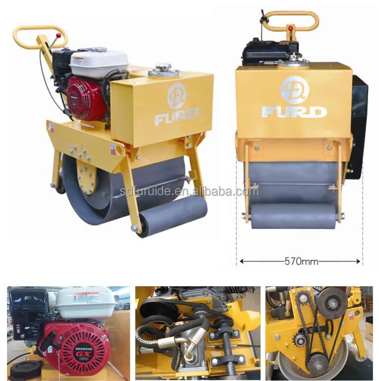 200kg Lawn Compactor Towed Vibratory Roller (fyl-450) - Buy Vibratory ...