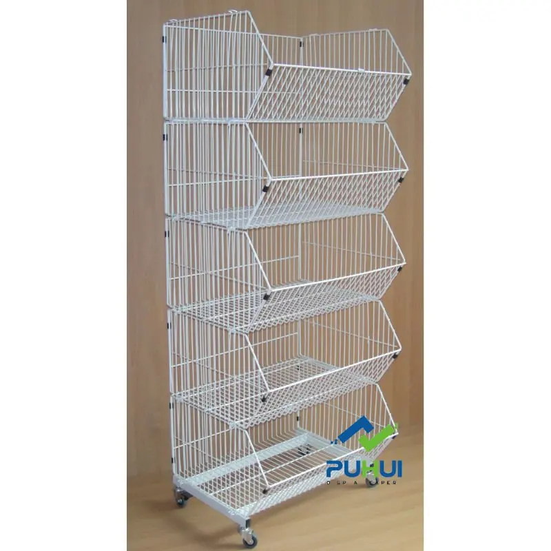 Multi Shelf Merchandise Storage - Heavy Duty Metal Fixture