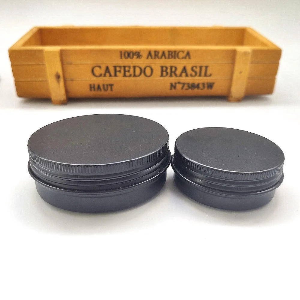 60ml 2oz Low MOQ Metal Tin Can Empty Aluminum Jars Round Christmas ...