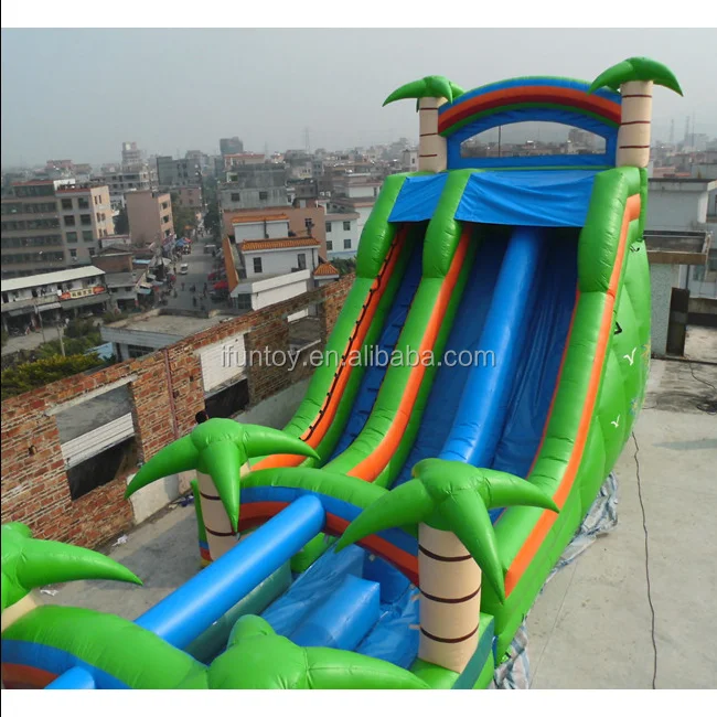 Avalanche Single Lane Inflatable Zip Line - Fun & Safety