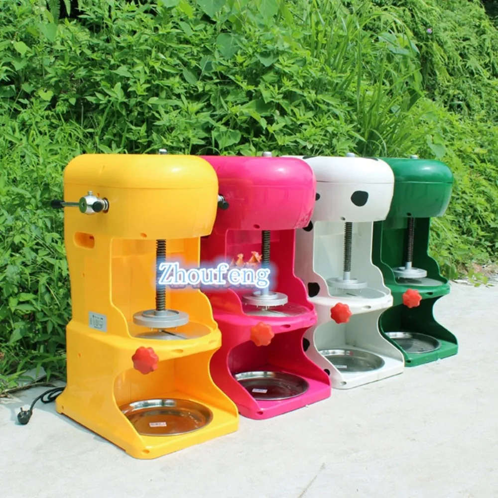 220v/50hz Commercial Electric Mini Snow Ice Slicer Machine Ice Cube ...