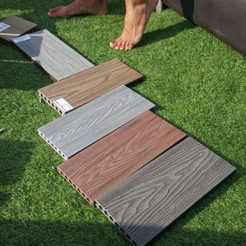 Wood Grain Wpc Outdoor Pvc Composite Decking Boards Pvc 3d Flooring ...