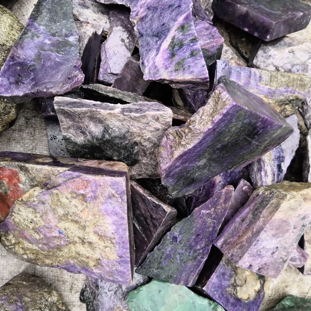 Wholesale Natural Charoite Quartz Crystal Raw Rough Charoite Crystal ...