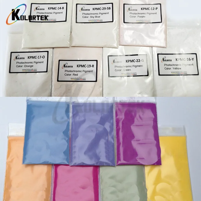 Sun Light Sensitive UV Color Changing Pigments - KOLORTEK
