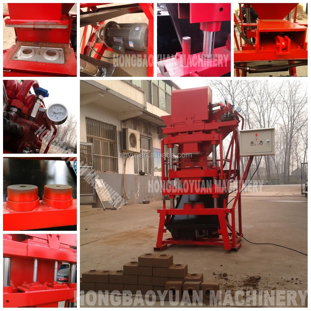 Eco 2700 Hydraulic Press Adobe Brick Making Machine Hot Sale In Mexico ...