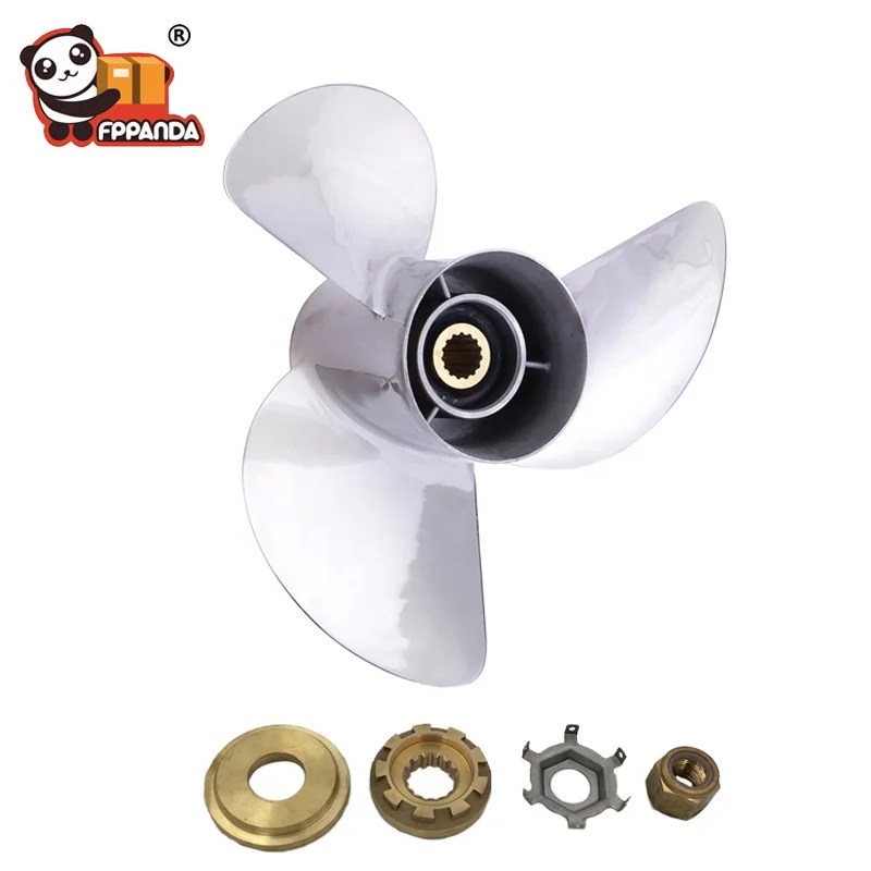 Custom 3 Blade Outboard Boat Stainless Steel Marine Water Propeller For ...