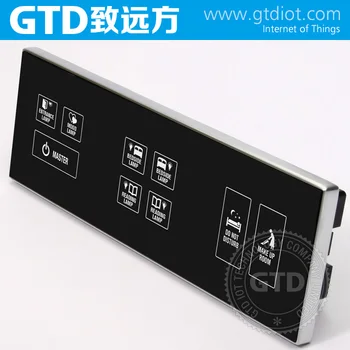 3 In 1 Glass Panel Touch Light Switch For Hotel System - Buy Hotel Wall ...