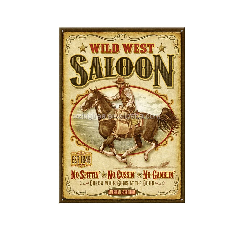 New Design Vintage Reproduction Metal Tin Signs Retro - Buy Tin Sign ...
