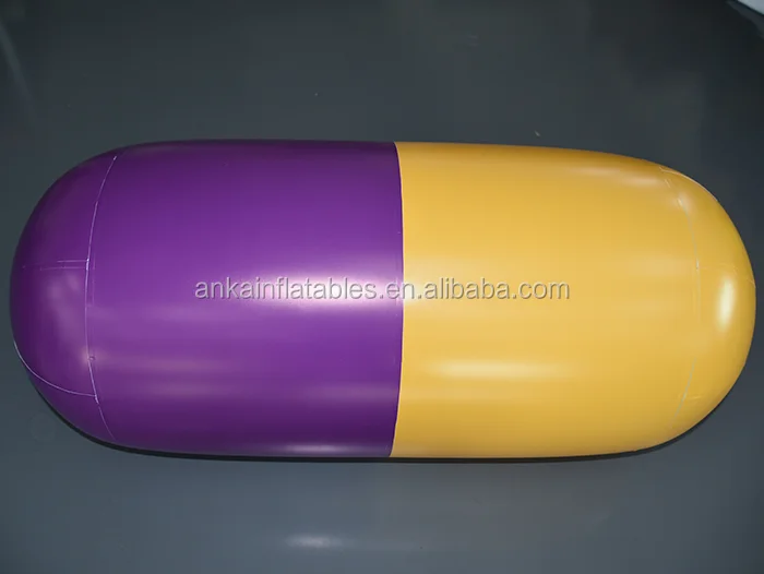 Custom Pill Shape Stress Toys/ Inflatable Pill Balloon Float Air Sealed ...