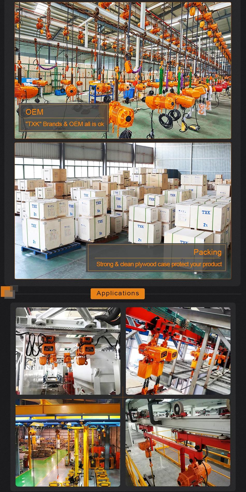 Motorized Trolley Ultra Low Headroom Overhead Crane 7.5ton