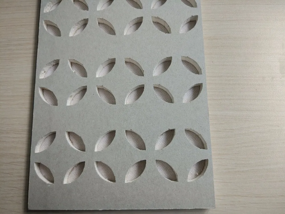 9.5mm Thick Perforated Plaster Plate For Ceiling And Wall Decoration ...