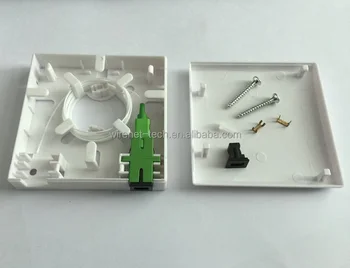 Indoor Ftth 2 Core Atb Plastic Fiber Optical Cable Access Terminal Box With G657a1 Sc/apc ...