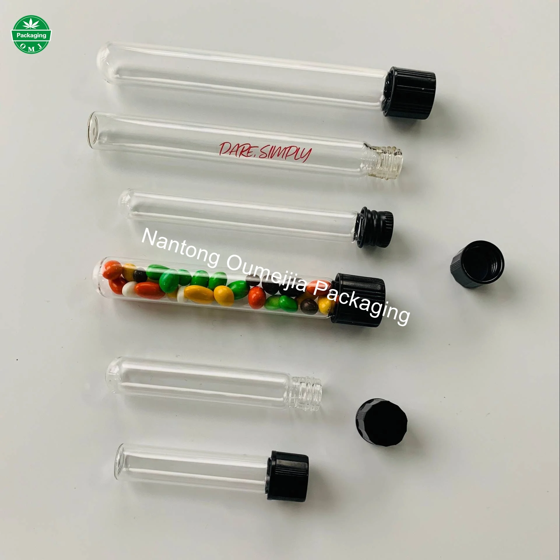 Customize Glass Test Tube With Cork Or Screw Cap For Preroll Or Cigar ...