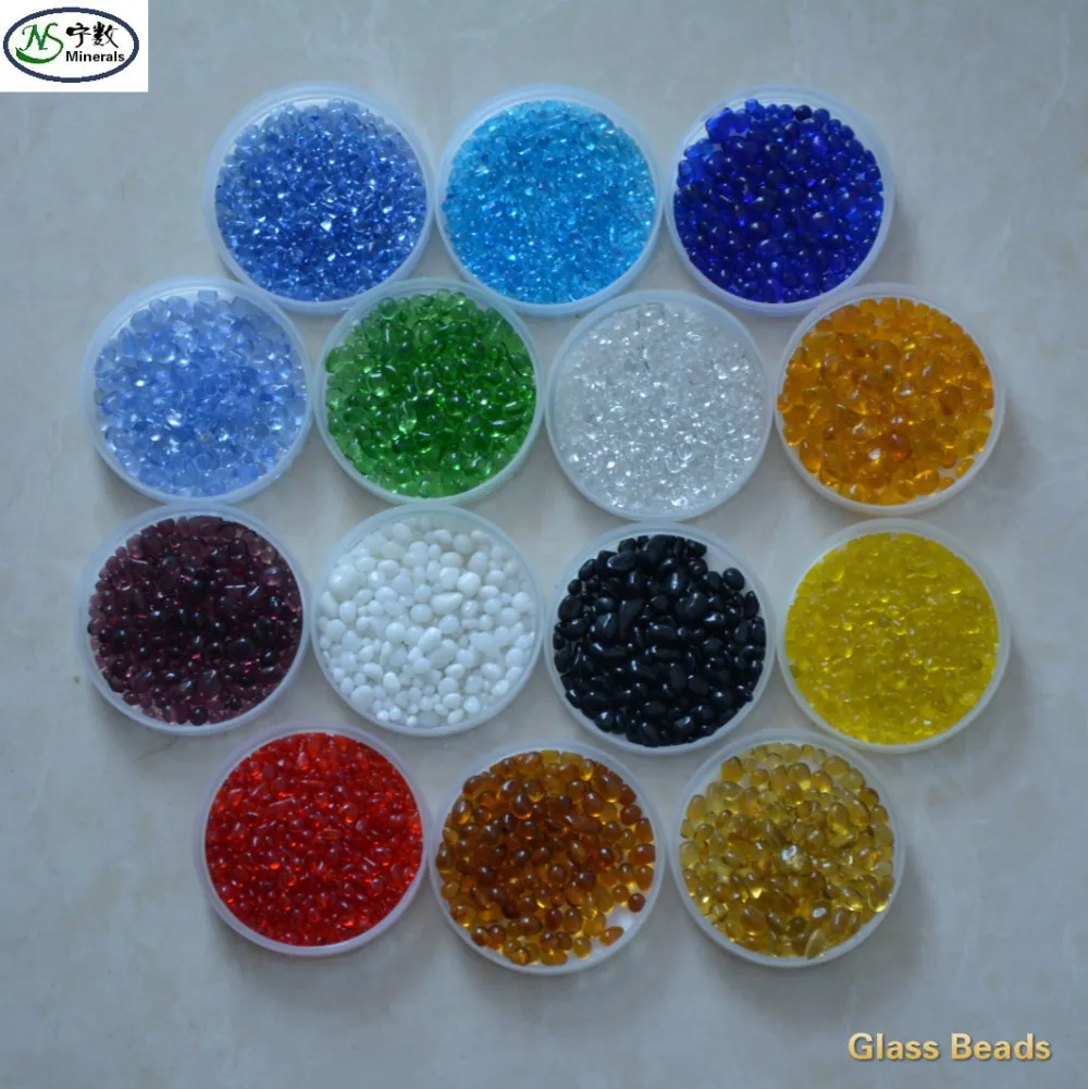 Colored Crushed Recycled Glass - Durable & Versatile