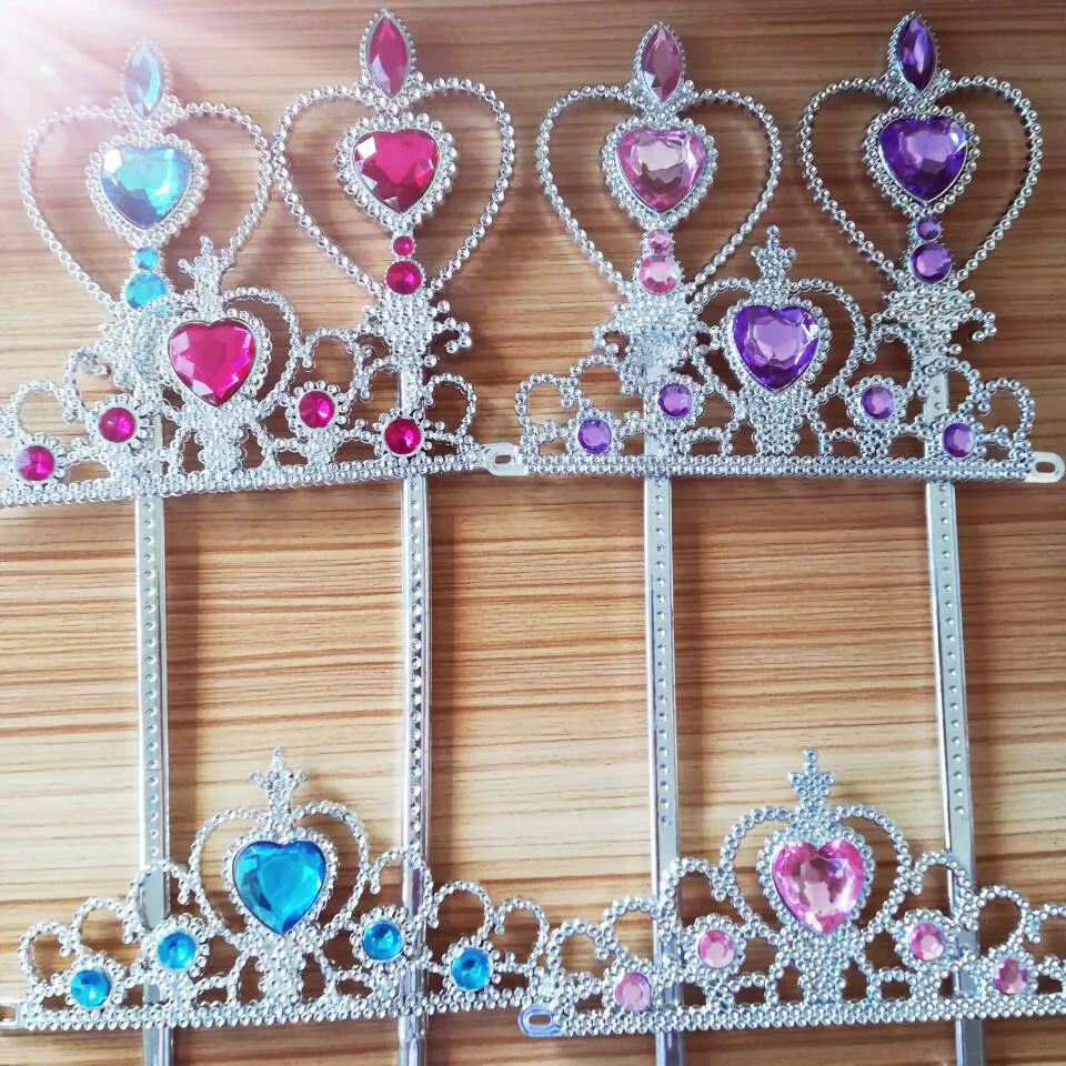 Cheap Mini Princess Tiara And Crown Party Children's Crown Two Piece ...