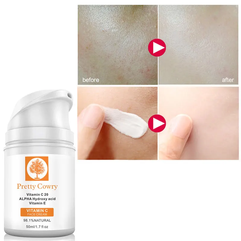 Pretty Cowry Vitamin C Cream - Nourishing & Whitening