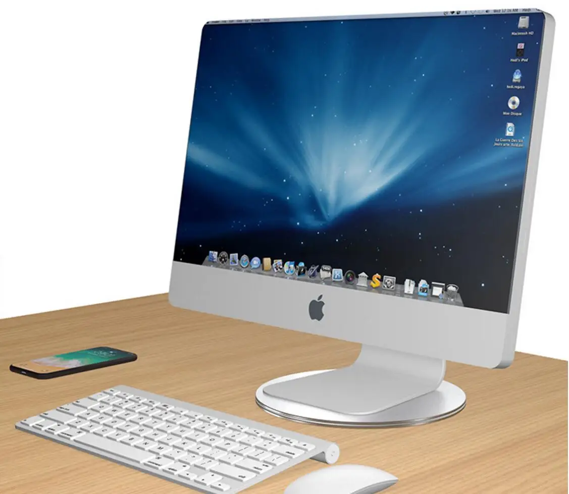 360 Degree Rotating Swivel Stand for Imac and Monitors