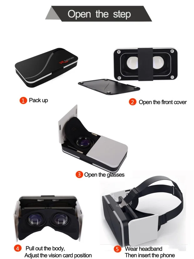 VR Shinecon Foldable Cell Phone VR Headset - Immersive Experience