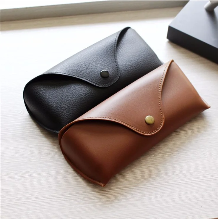 Durable Hard Leather Fancy Glasses Case Sunglasses Case Protector Box ...