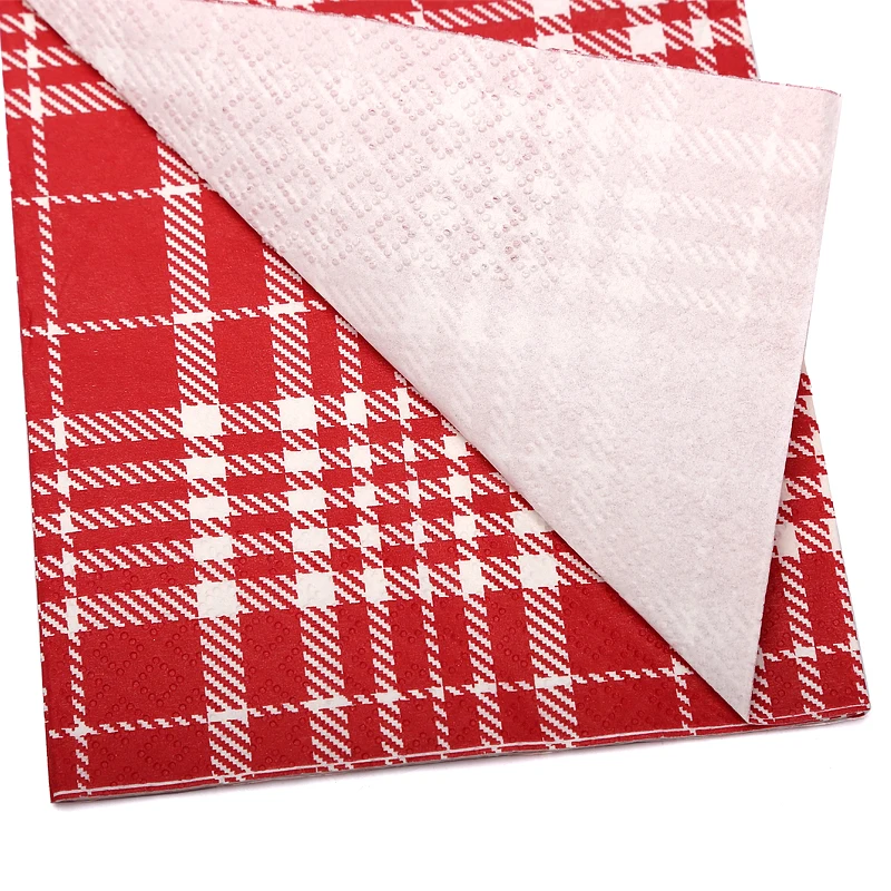 Custom Tissue Paper Dinner Tissue Culture Table Napkin Double Layer ...