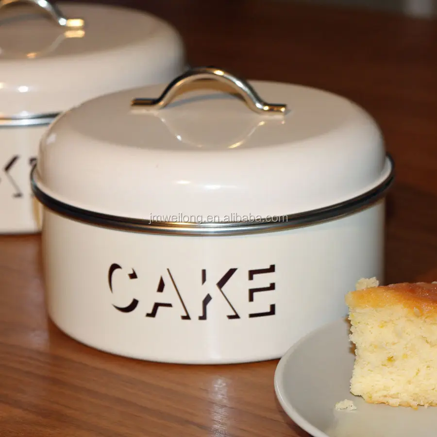 Cake Storage Box Storage Container Metal Storage Tin - Buy Cookie ...