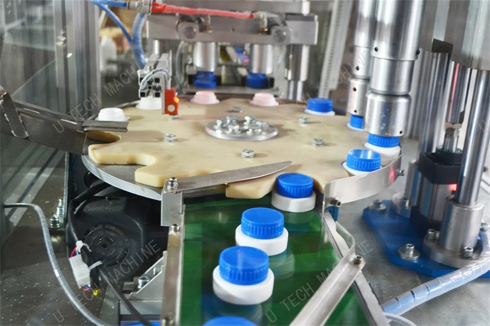 Edible Oil Plastic Bottle Cap Assembly Machine Assembling Machine ...