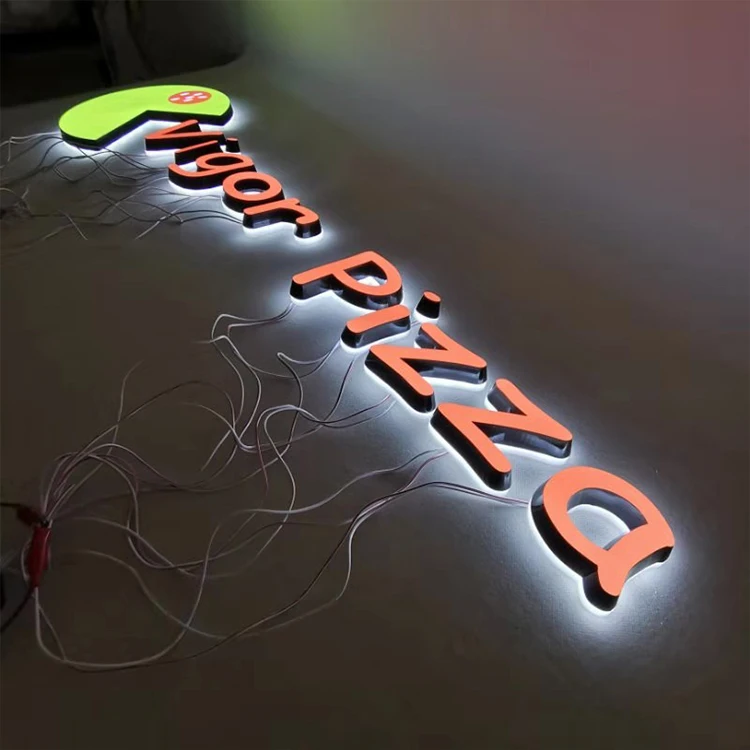 Custom Engraved Laser Cut Led Acrylic Letter Illuminated Led Alphabet ...