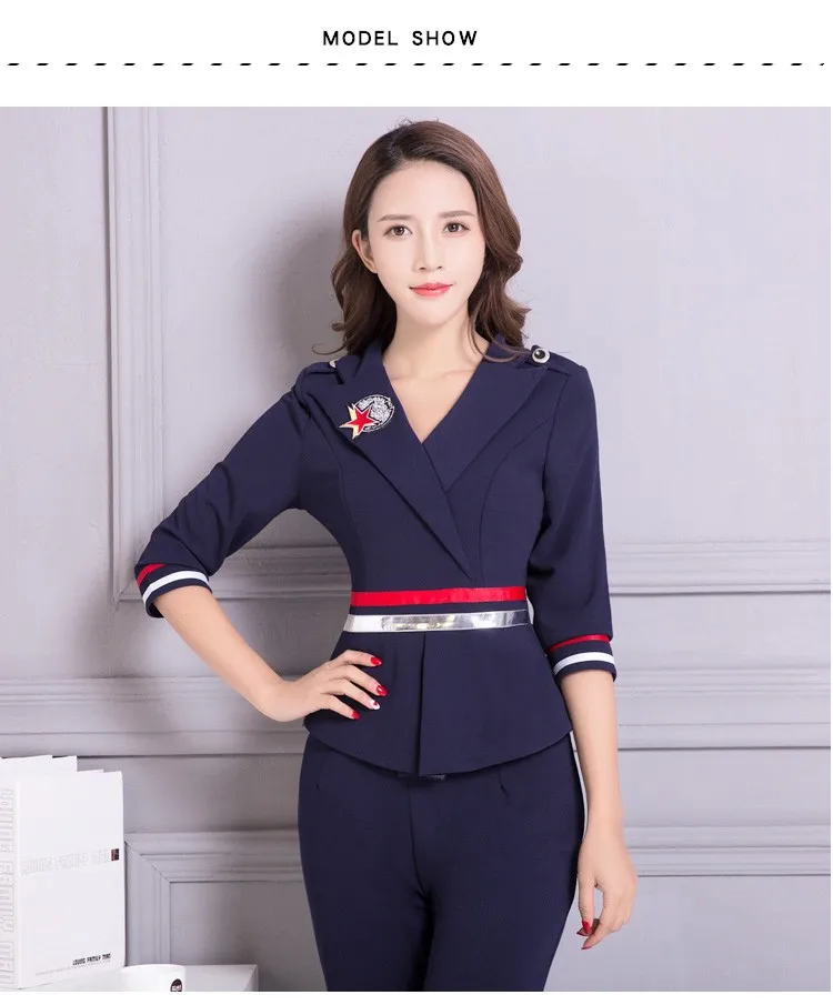 Selling Custom Hotel Restaurant Reception Attendant Work Uniform - Buy ...