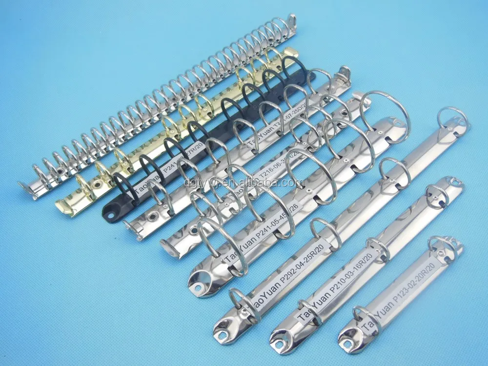 Loose Leaf 4 Ring Binder Clip for Paper - Taoyuan Stationery