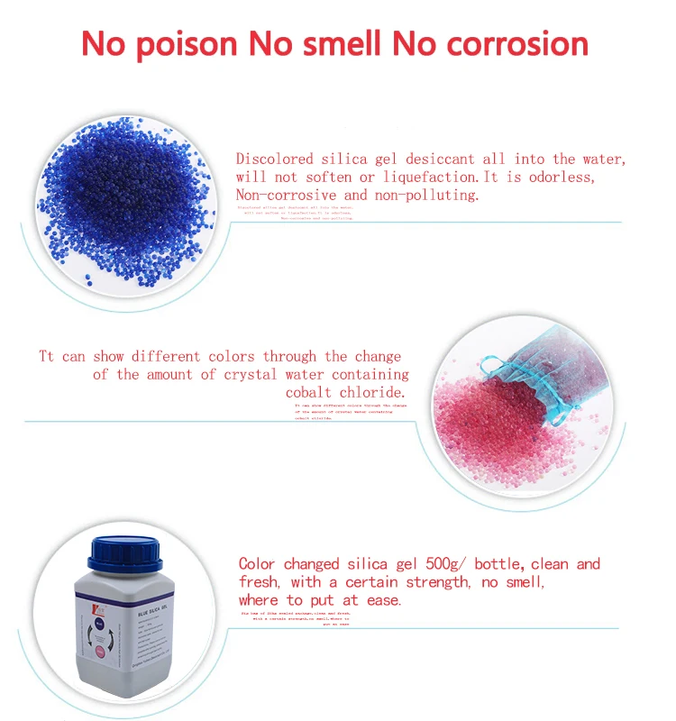 Blue Silica Gel Color Changing Foodstuff Silica Gel Adsorbent Blue ...