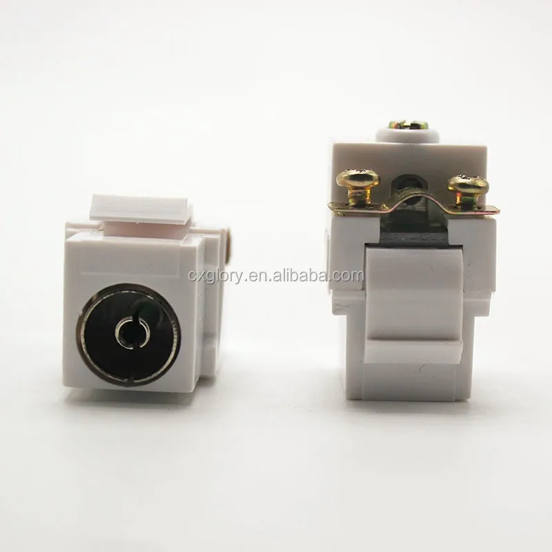 Amp Type Catv Keystone Jack Female Connector - Buy Coaxial Tv Keystone ...