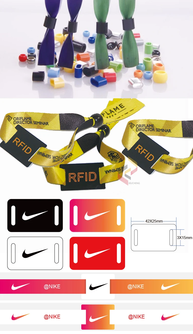 Rfid Wristband Locker Key Rubber Wristband Free Sample Rfid Silicone ...