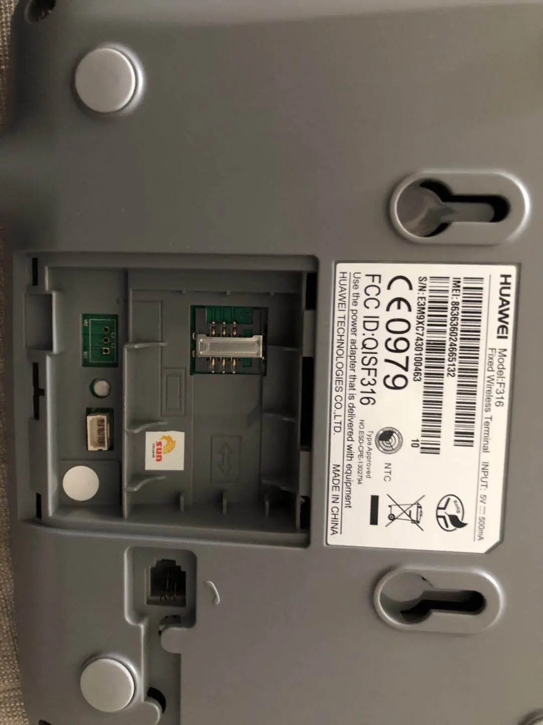 Huawei F316 Gsm Fixed Wireless Terminal Fwp 3g Cordless Desktop Mobile ...