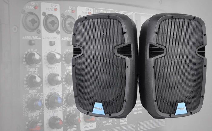 Accuracy Pro Audio Pml10kit 300w Portable Pa System Speaker Titanium ...