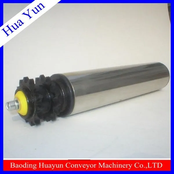 Spring Loaded Gravity Conveyor Rollers Plastic Conveyor Roller Bearings ...