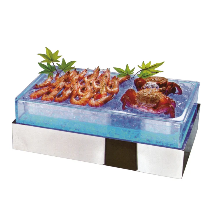 Commercial Buffet Seafood Ice Display Table - 72*33.5CM