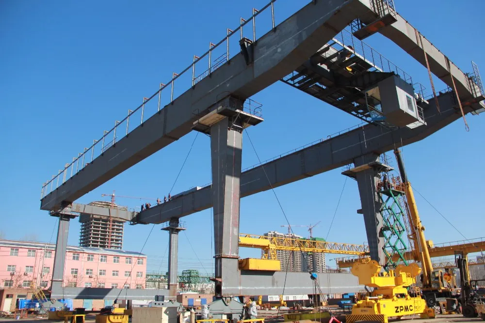 500 Toneladas Móvil Tipo Rmg Grúa Pórtico De Contenedores Para Carga De ...