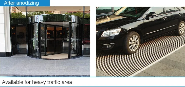 Hotel Flooring System - Entrance Carpet Doormat with Aluminum Frame