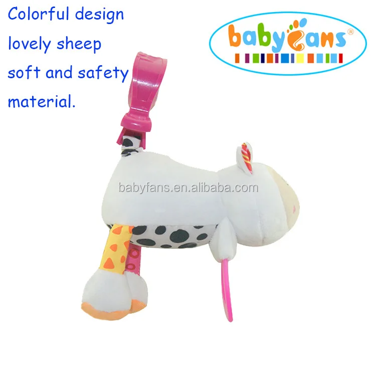 Baby Toddlers Activity Toys Plush Sheep Stuffed Animal Vibrate And ...