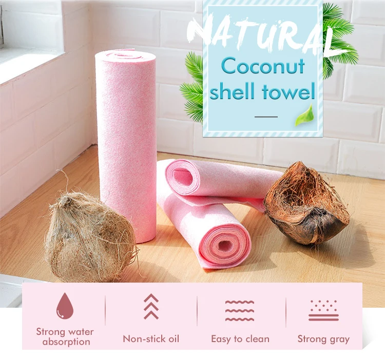 Best-selling Dishcloth Coconut Shell Fiber Dishcloth Super Oil ...