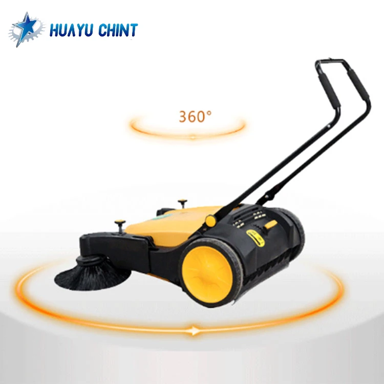 40l Trash Capacity Hand Propelled Mini Vacuum Street Sweeper - Buy Mini ...