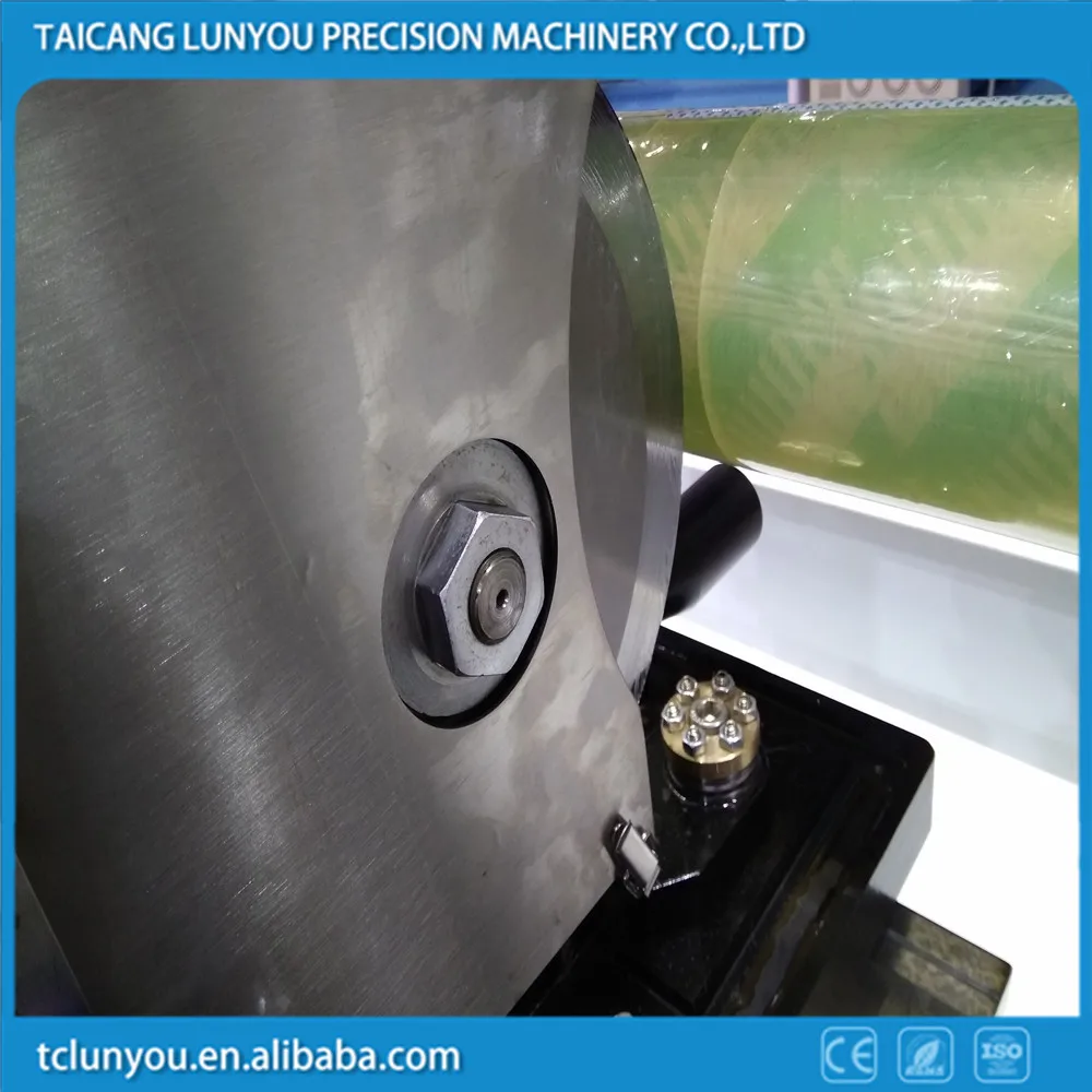 Ly-706 Adhesive Tape Log Roll Cutter/aluminum Foil Roll Cutting Machine ...
