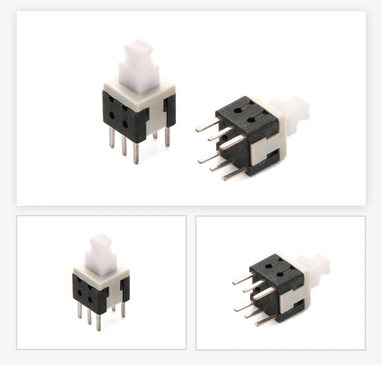 5.8x5.8 Two Position Mini Vertical Push Button Switch - Buy Push Button ...