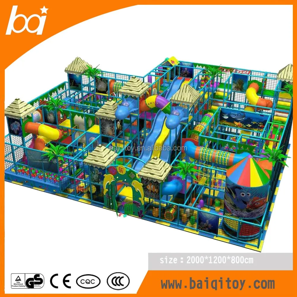 Free Design Commercial Jungle Theme Kids Indoor Play Center With Ball ...
