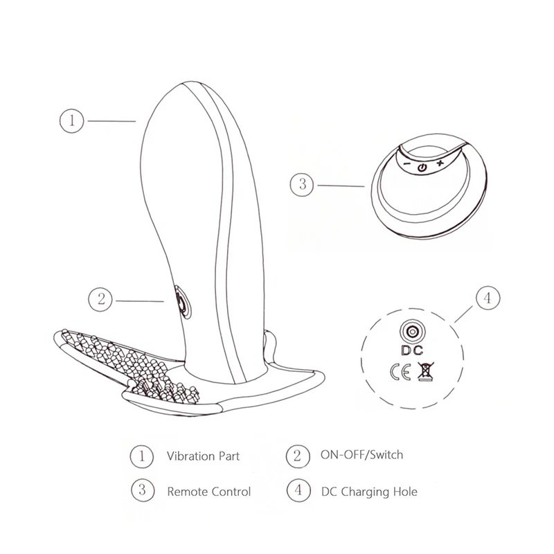 Remote Vibrating Butterfly Mini Sex Toy for Women - 10 Vibration Modes ...
