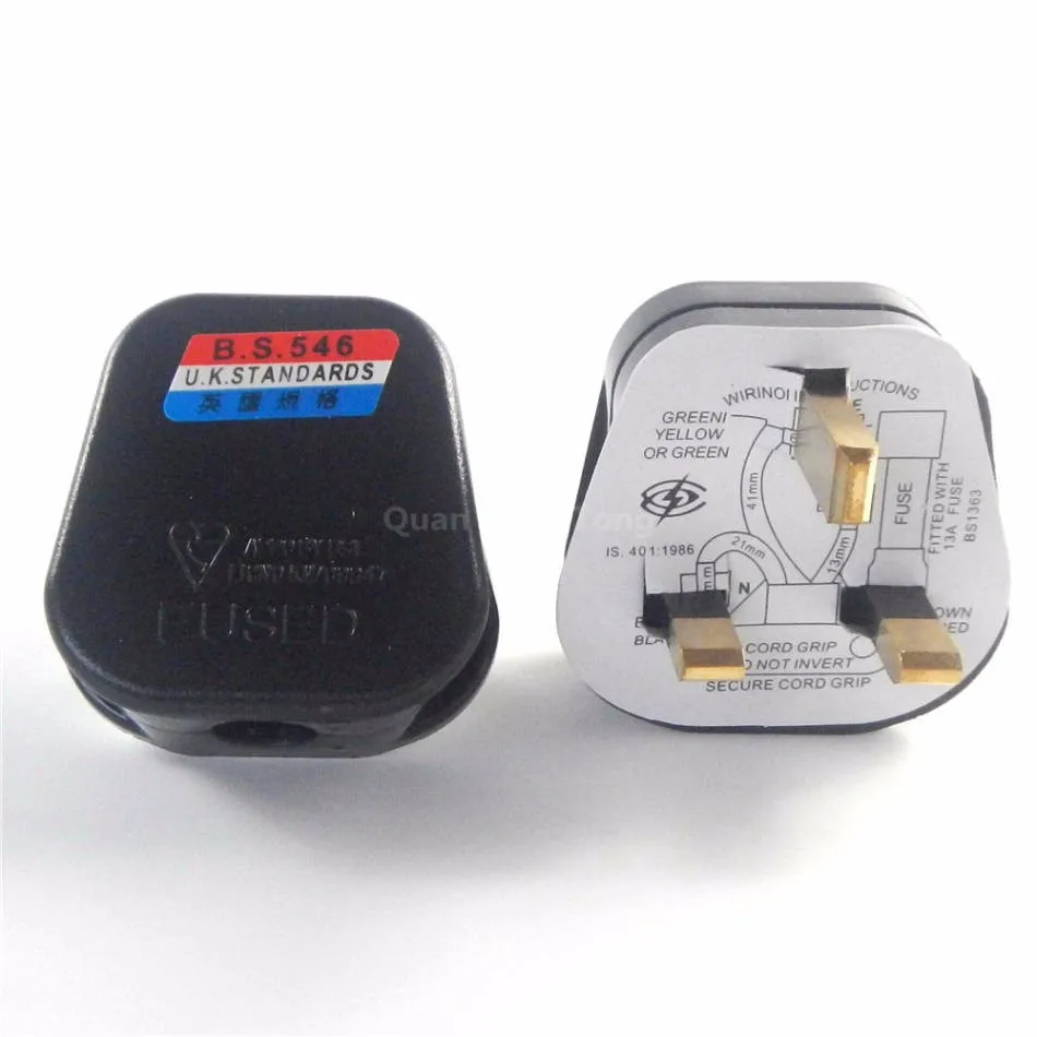 Bs-323n Uk Hong Kong 13a 250v Wire Power Plug With Fuse - Buy 13a 250v ...