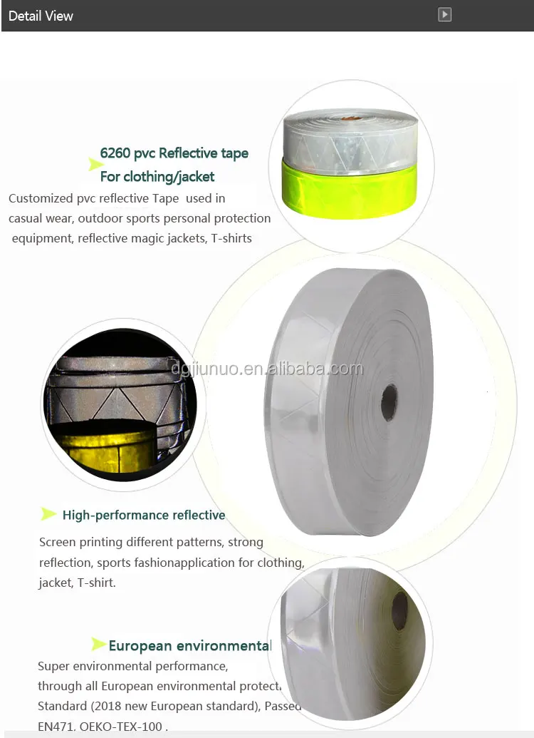 High Visibility Pvc Reflective Strip For Jacket Windbreaker - Buy Pvc ...