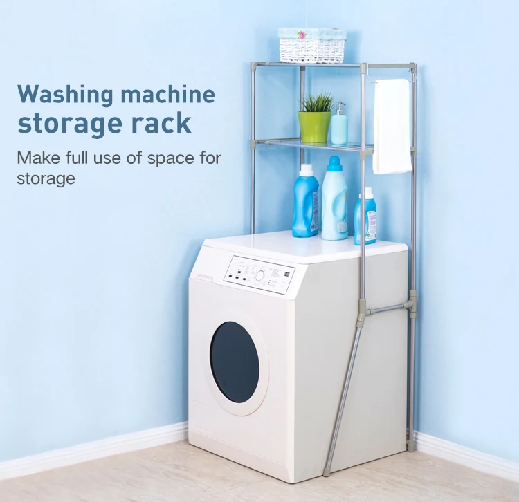 Multifunctional Two Layer Washing Machine Storage Rack - Buy Washing ...